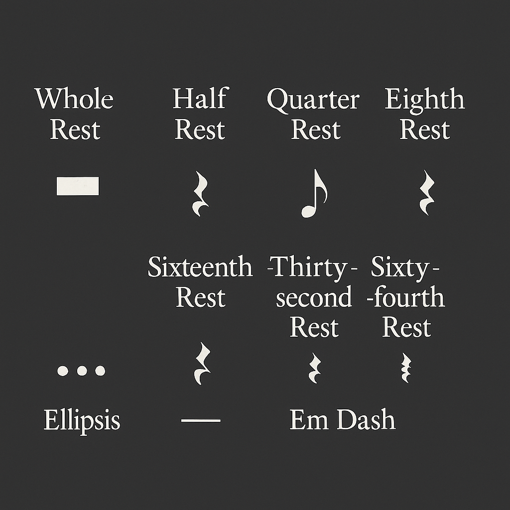 Power of silence (rest’s ellipsis…em dash–) – Heart of Loia